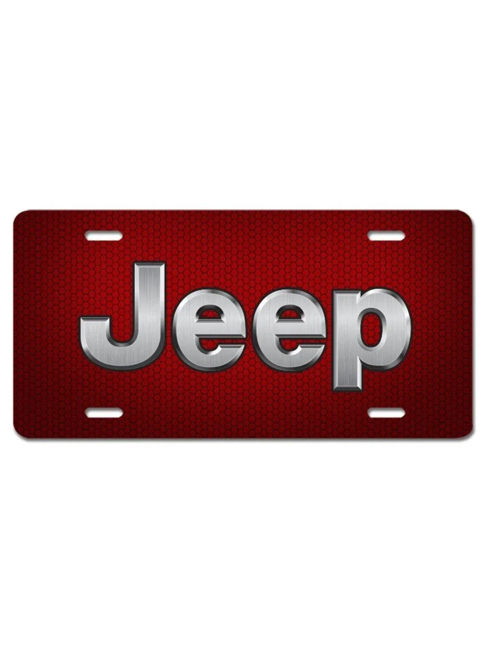 Accents | Jeep Vehicle Art Novelty License Plate Red Wrangler Cherokee ...